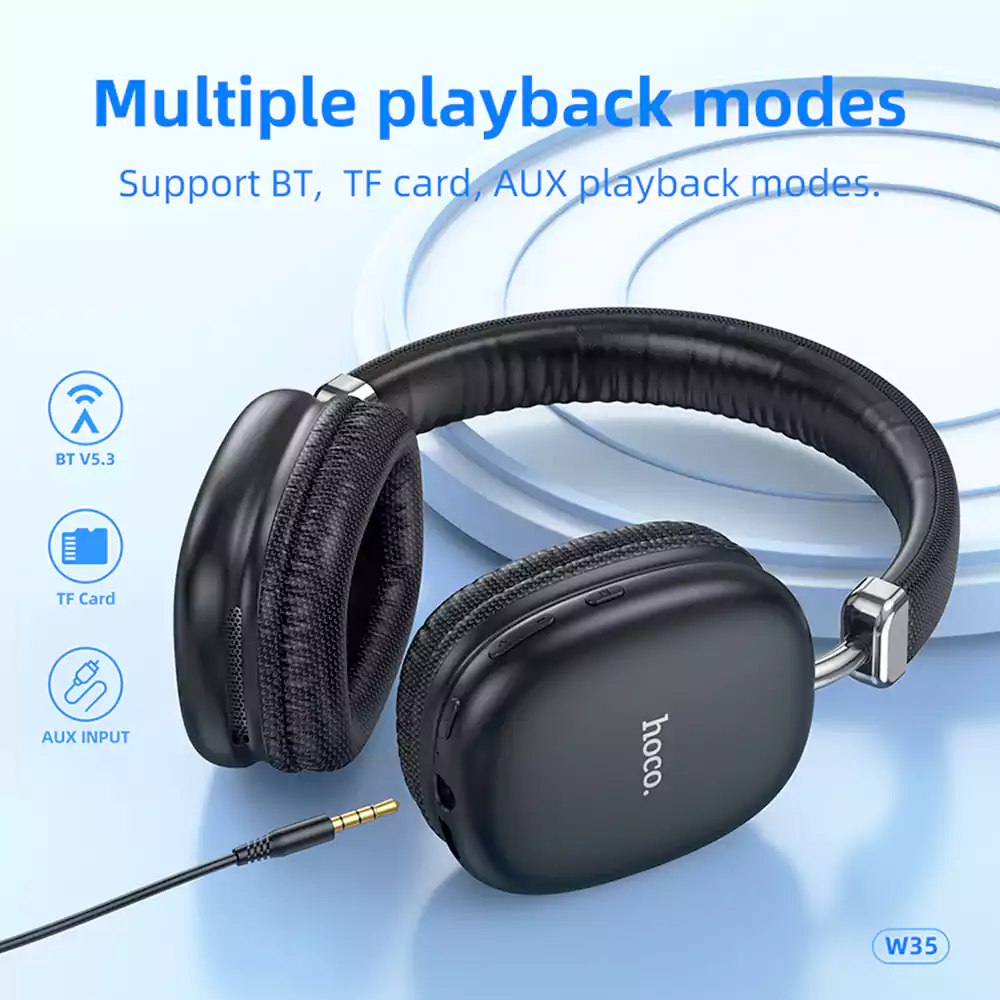 Hoco W35 HiFi Wireless Bluetooth Headphones Price in Bangladesh
