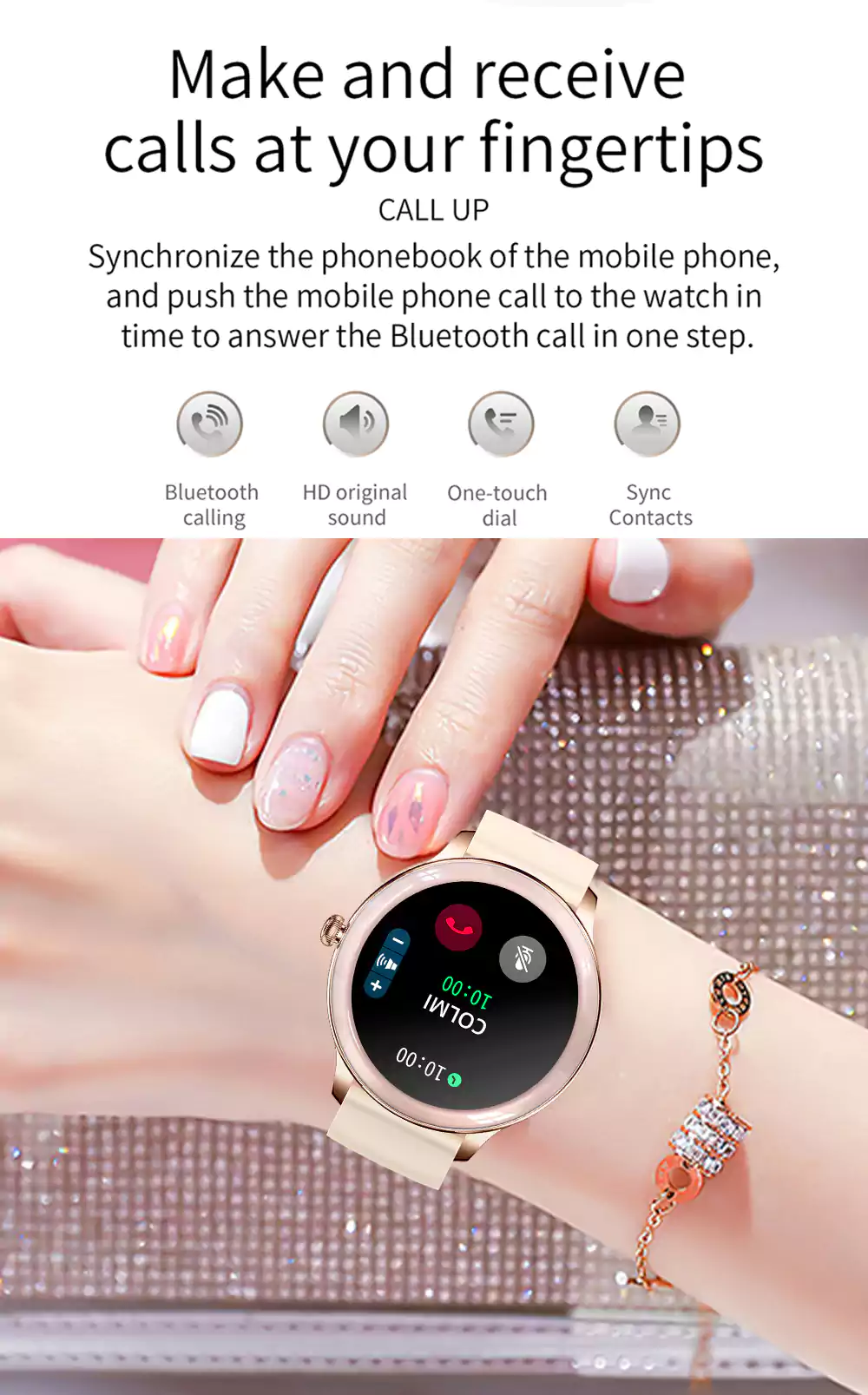 COLMI V33 Waterproof Ladies Smartwatch Price in Bangladesh