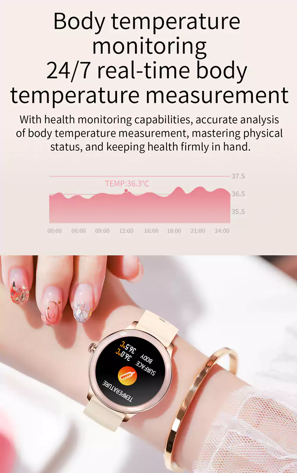 COLMI V33 Waterproof Ladies Smartwatch Price in Bangladesh