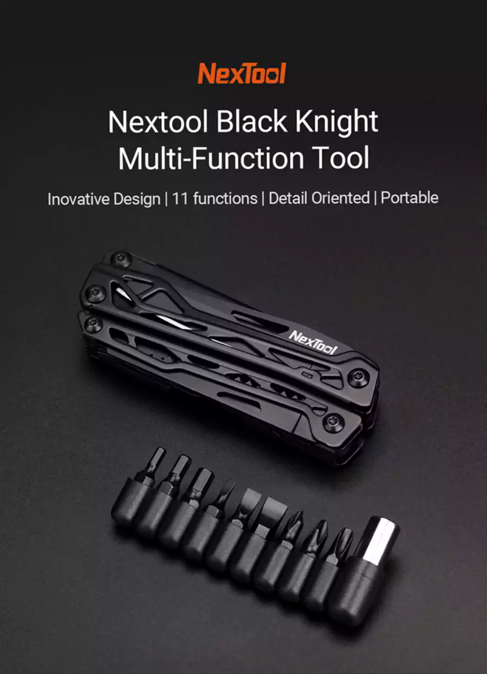 Xiaomi Nextool Black Knight 11-in-1 Multifunctional Tool Price in ...