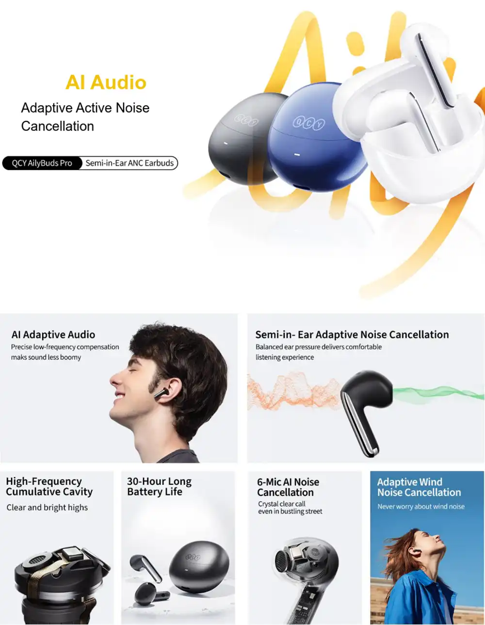 QCY AilyBuds Pro ANC TWS Earbuds Price in Bangladesh