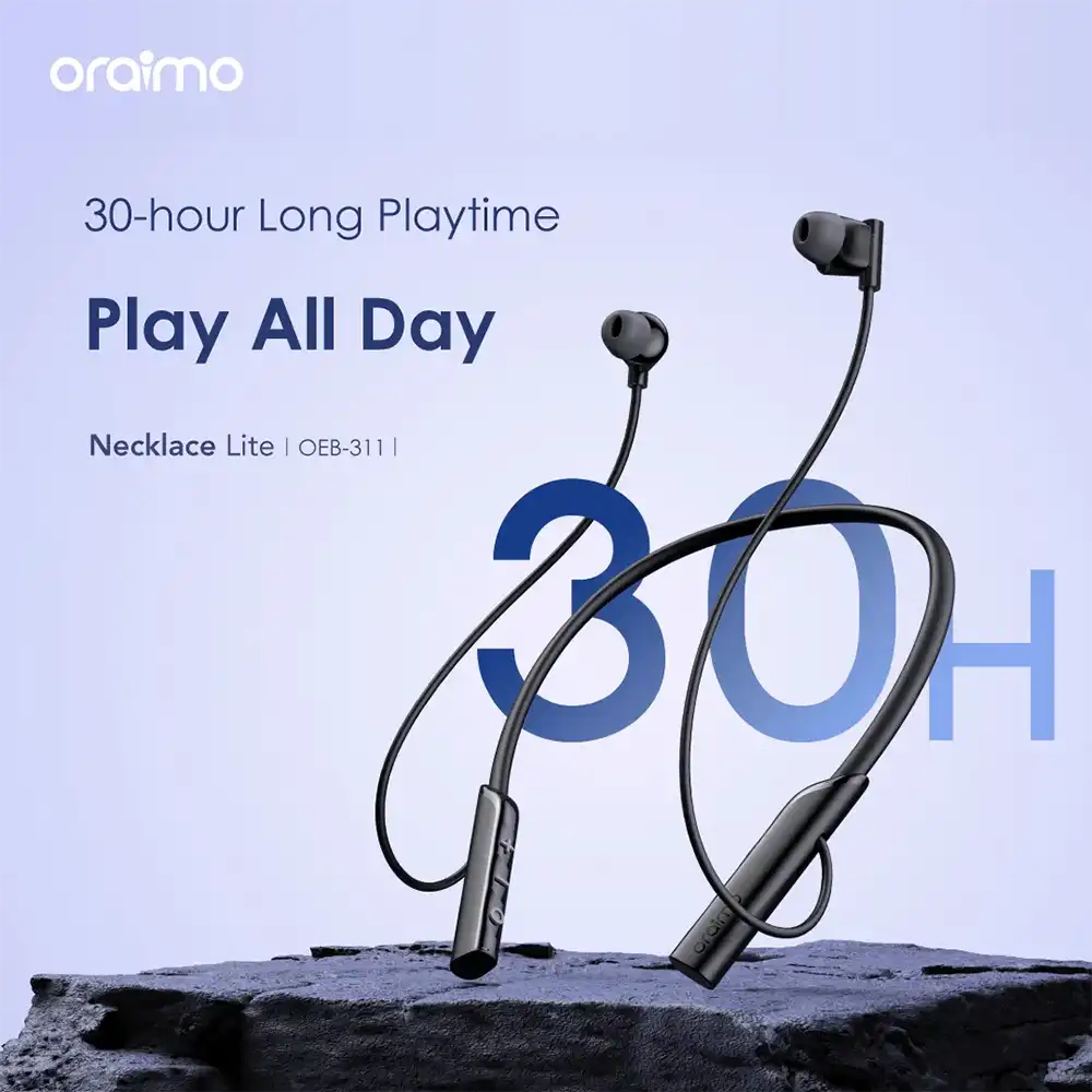 Oraimo Necklace Lite Wireless Neckband Headphones Price in Bangladesh