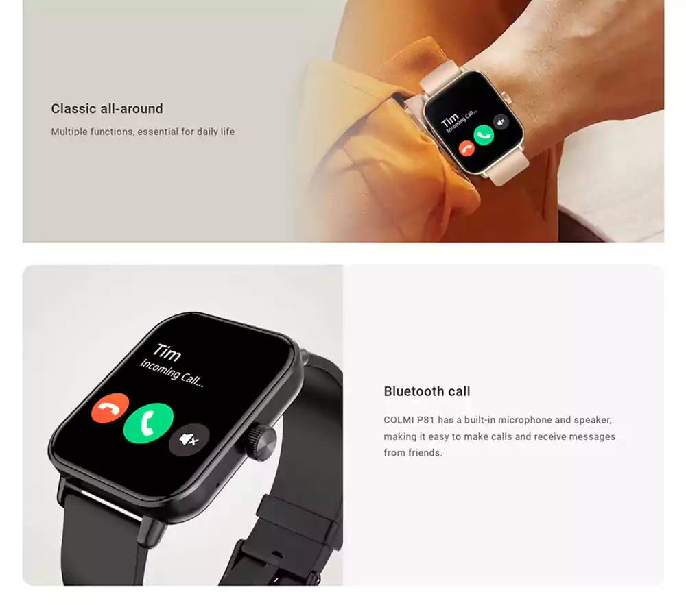 Colmi P81 Bluetooth Calling Smartwatch Price in Bangladesh
